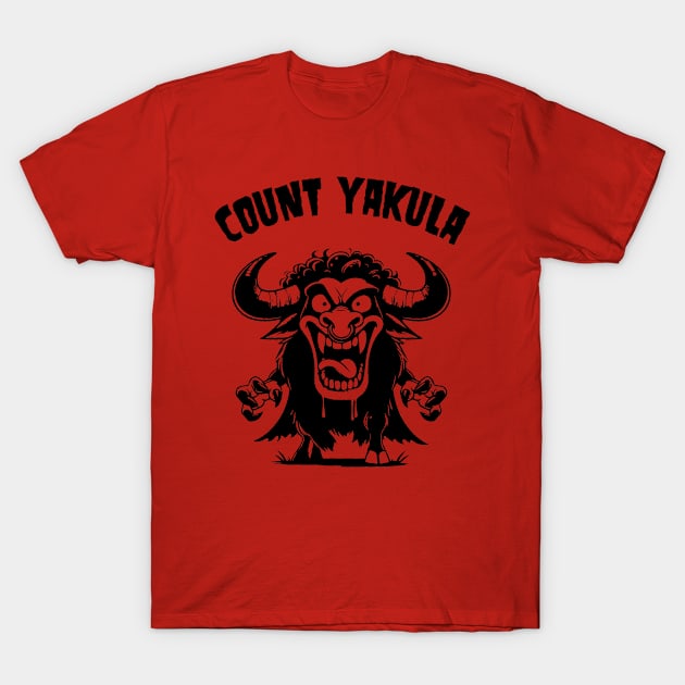 Count Yak-ula cartoon - Yak - T-Shirt | TeePublic